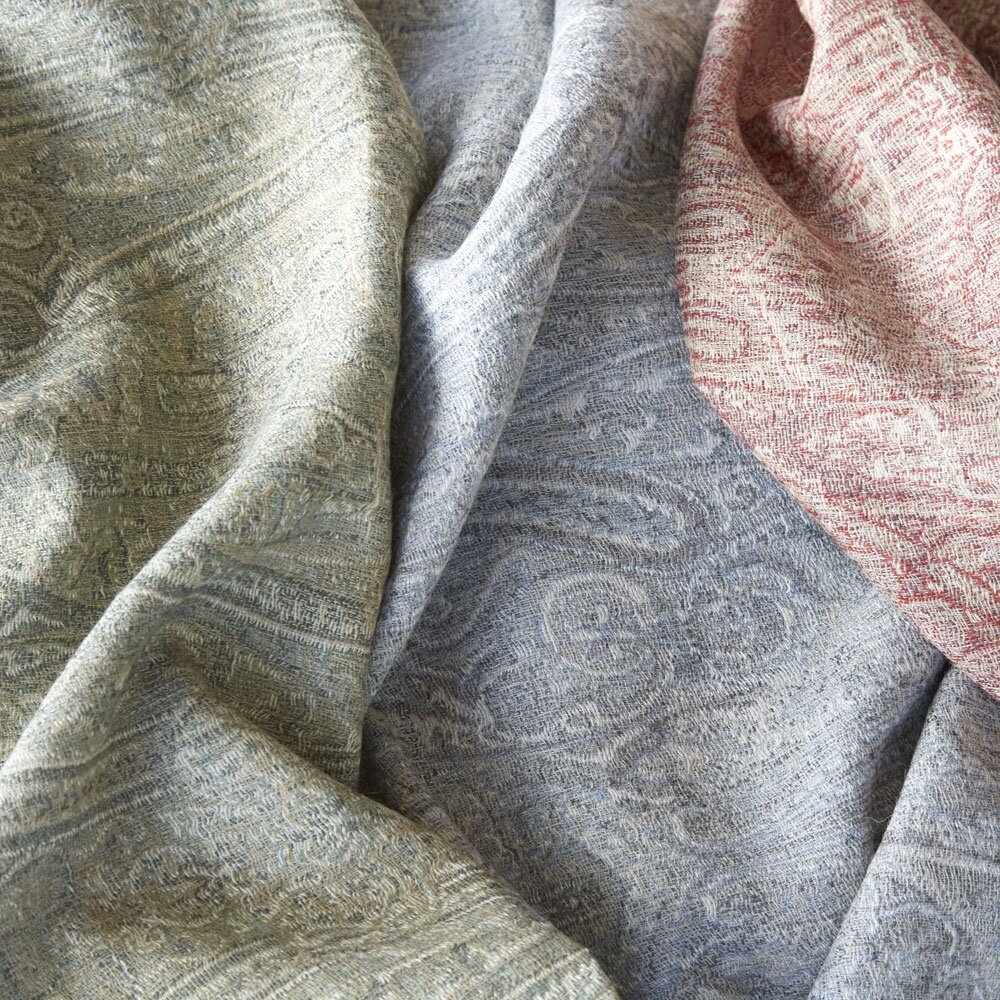 Mellick - Sandstone Blue | Ian Sanderson | Fabrics, Lampshades, Accessories