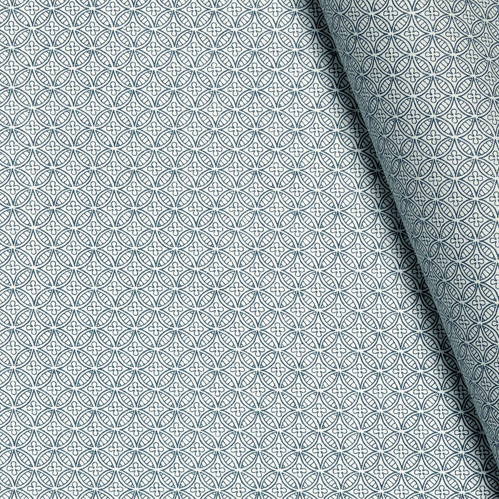 Moresque - French Blue | Ian Sanderson | Fabrics, Lampshades, Accessories