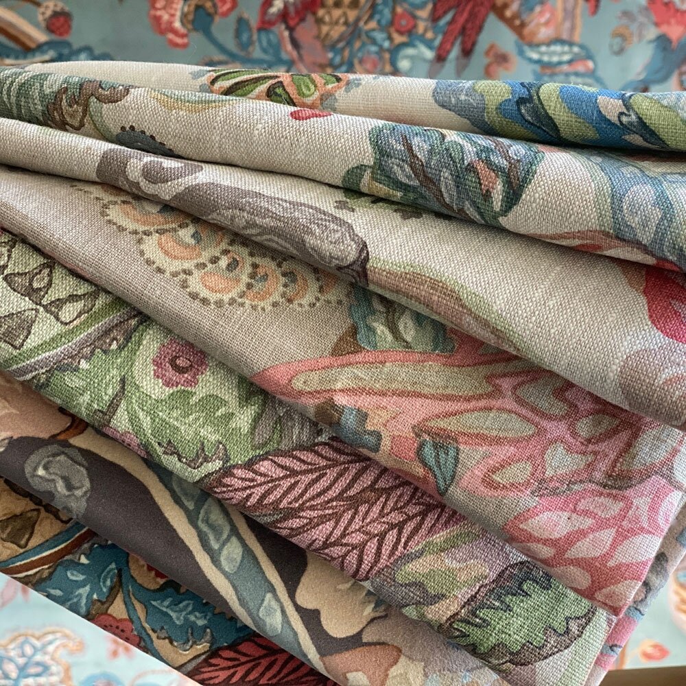 Poppinjay Linen - Garden Party | Ian Sanderson | Fabrics, Lampshades ...