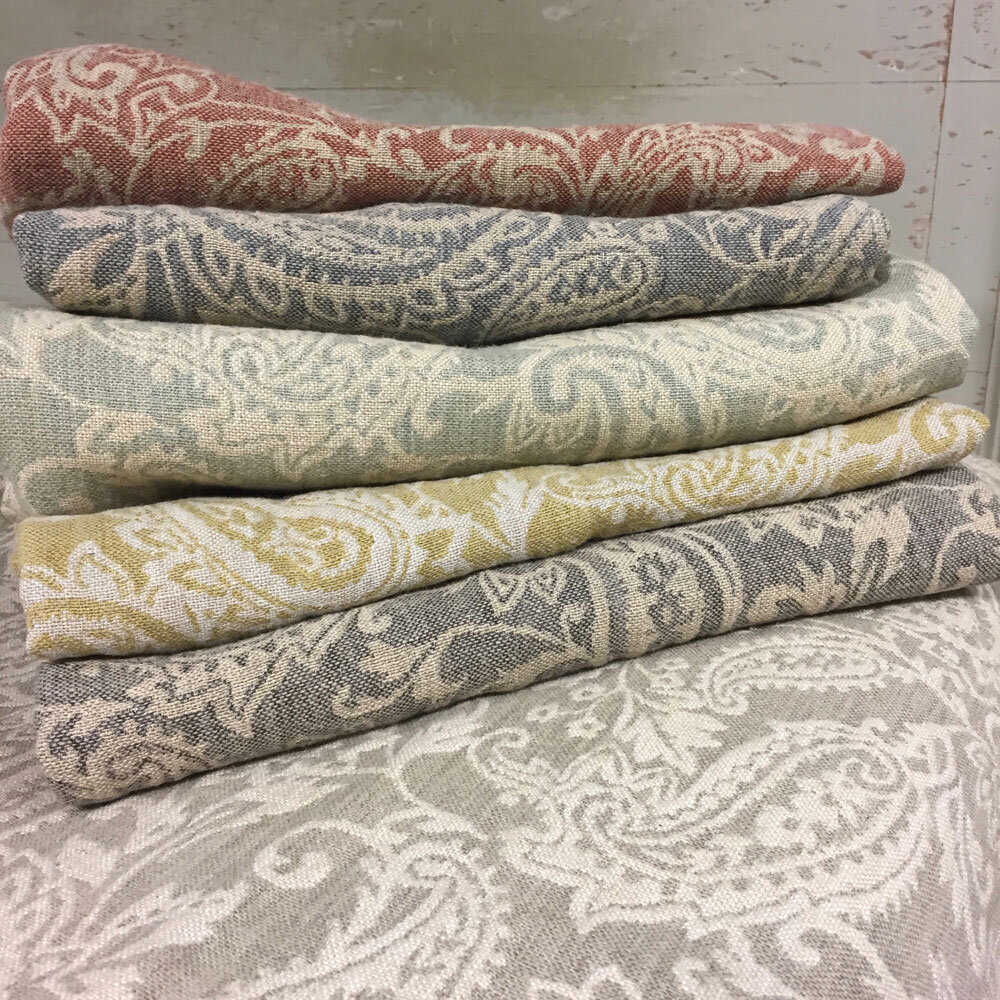 Pomeroy Paisley (reversible) - Eau de Nil | Ian Sanderson | Fabrics ...