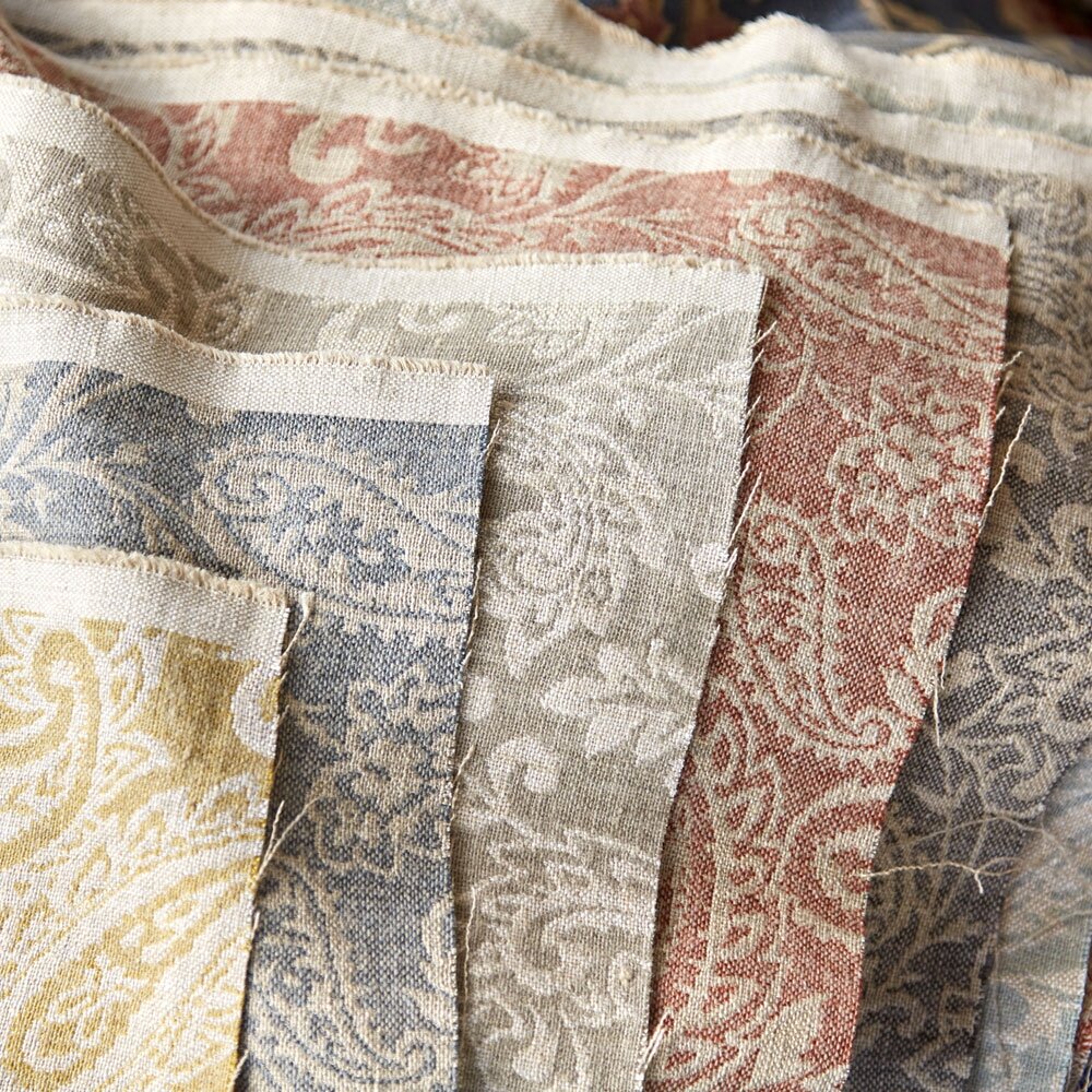 Pomeroy Paisley (reversible) - Seashore | Ian Sanderson | Fabrics ...