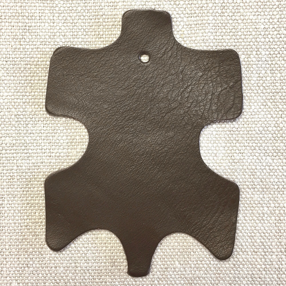 Shaped Leather Tieback - Earth | Ian Sanderson | Fabrics, Lampshades ...