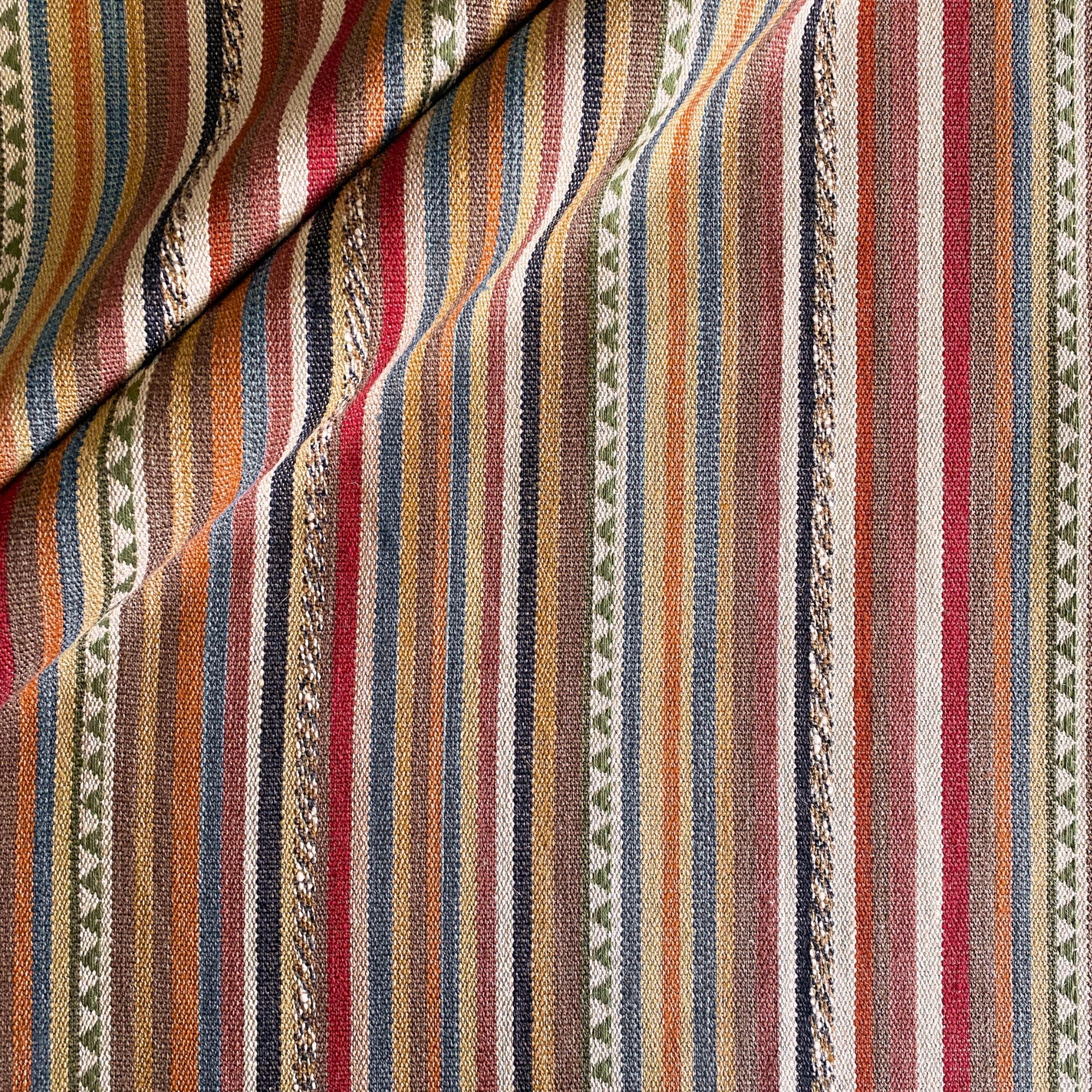 Zigga Stripe - Spice Mix | Ian Sanderson | Fabrics, Lampshades, Accessories