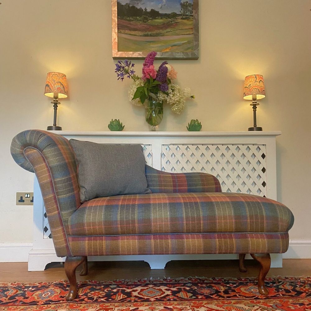 Cossack Plaid - Blue Moss | Ian Sanderson | Fabrics, Lampshades ...
