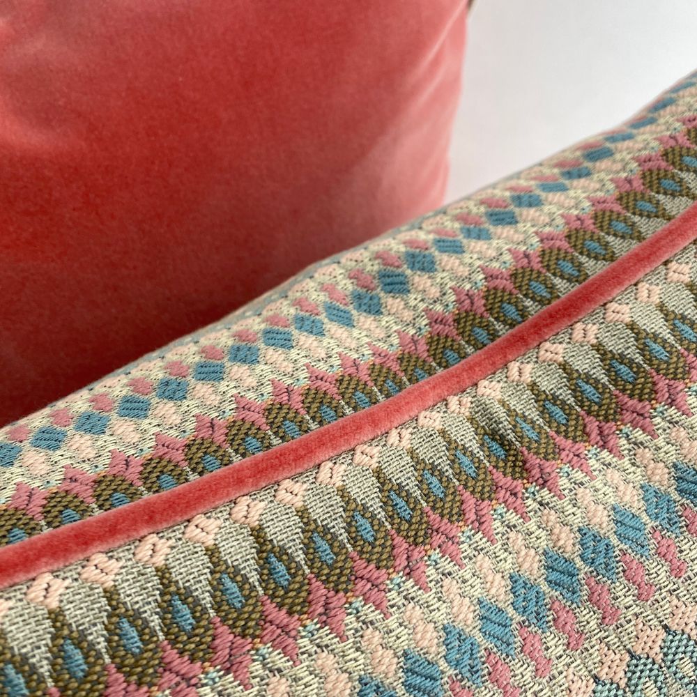 Inca - Rosy Grey | Ian Sanderson | Fabrics, Lampshades, Accessories